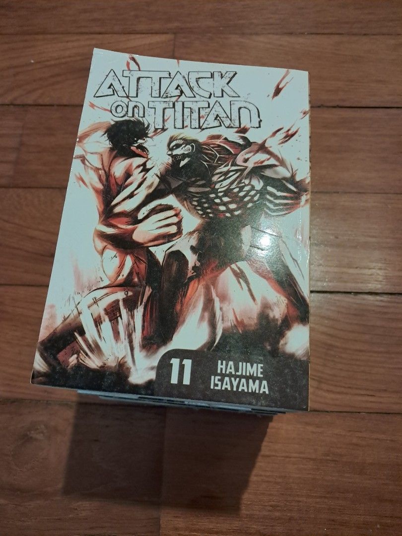 ATTACK ON TITAN AOT Manga English Vol 11 to 22, Hobbies & Toys, Books ...