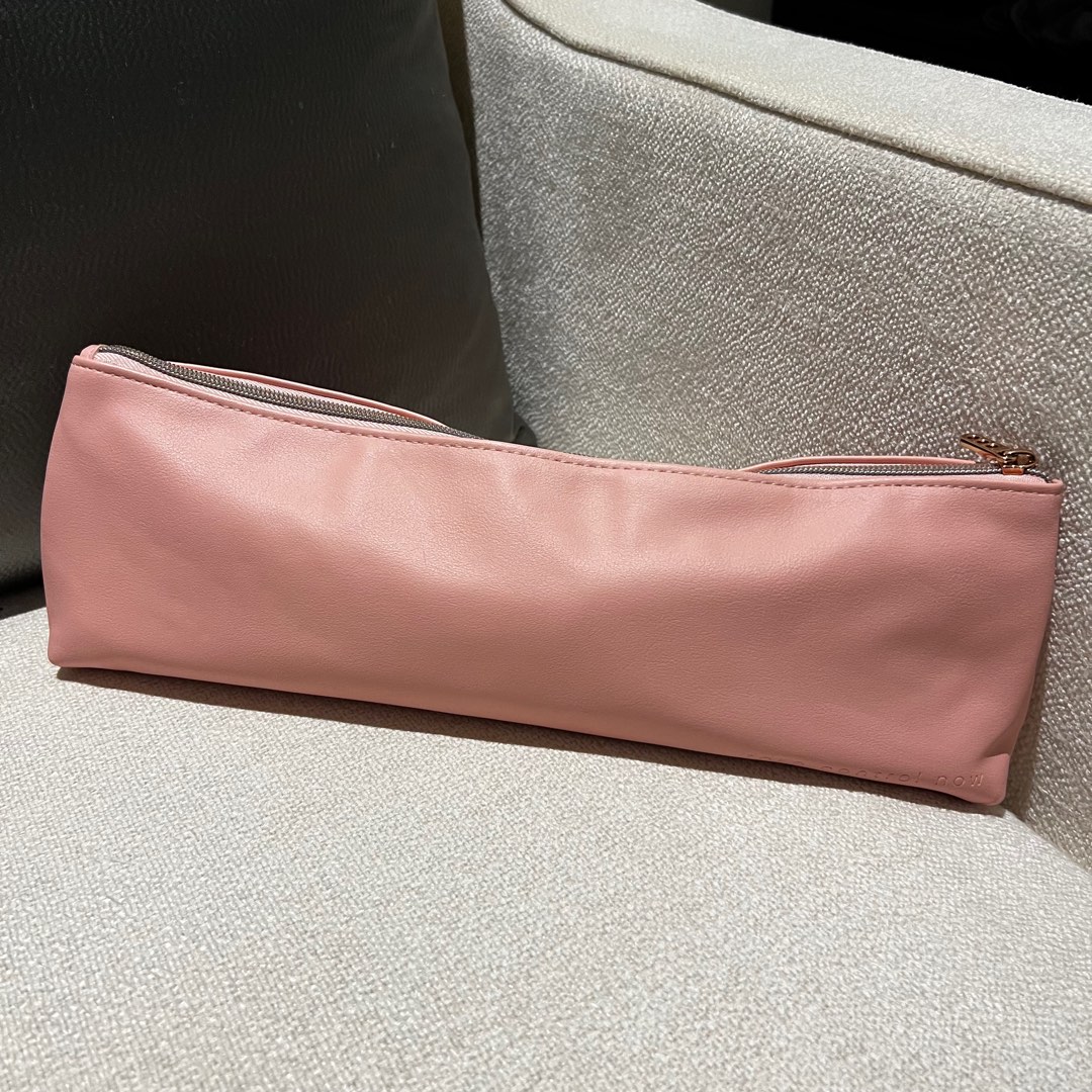Authentic GHD blush pink hair straightener case/organizer/casing/bag ...