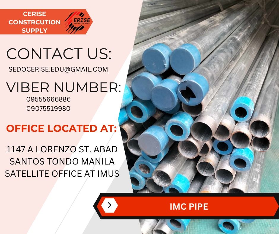 AVAILABLE IMC PIPE, Commercial & Industrial, Construction Tools ...