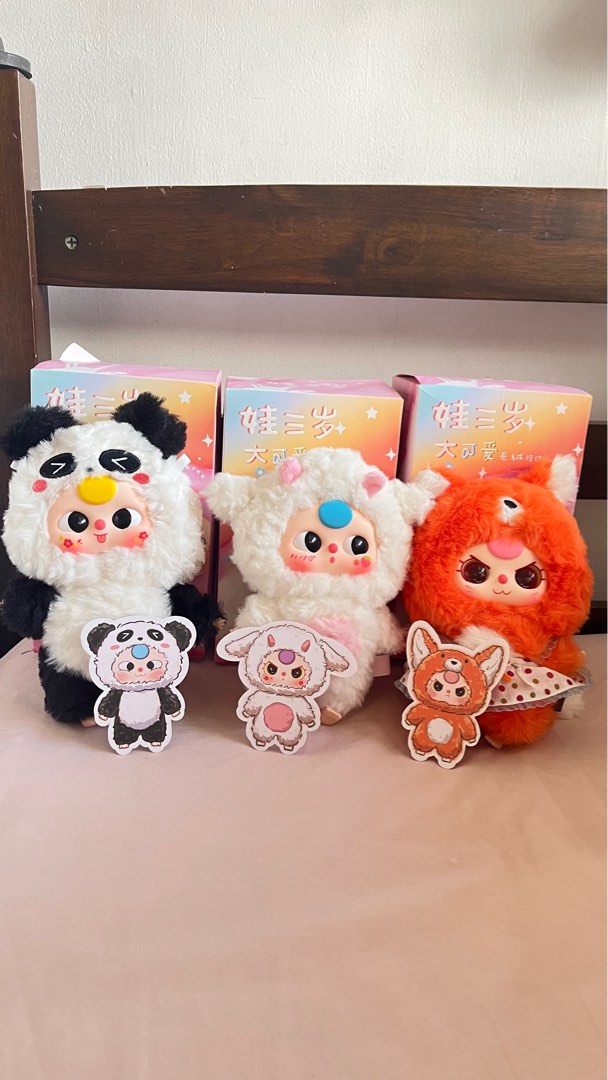 Baby three v3 plush dolls, Hobbies & Toys, Toys & Games on Carousell
