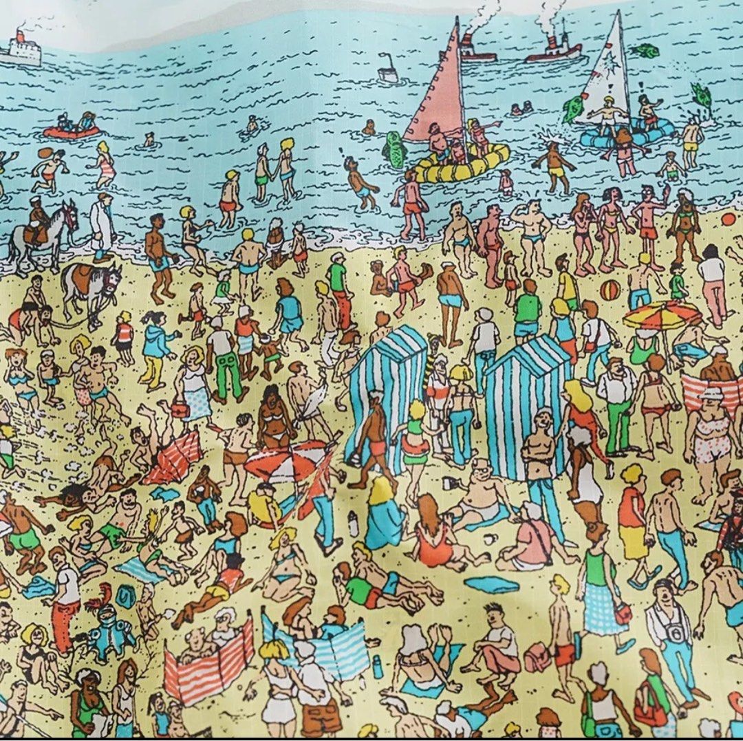 BAGGU Standard Where's Wally - Beach, Women's Fashion, Bags & Wallets ...