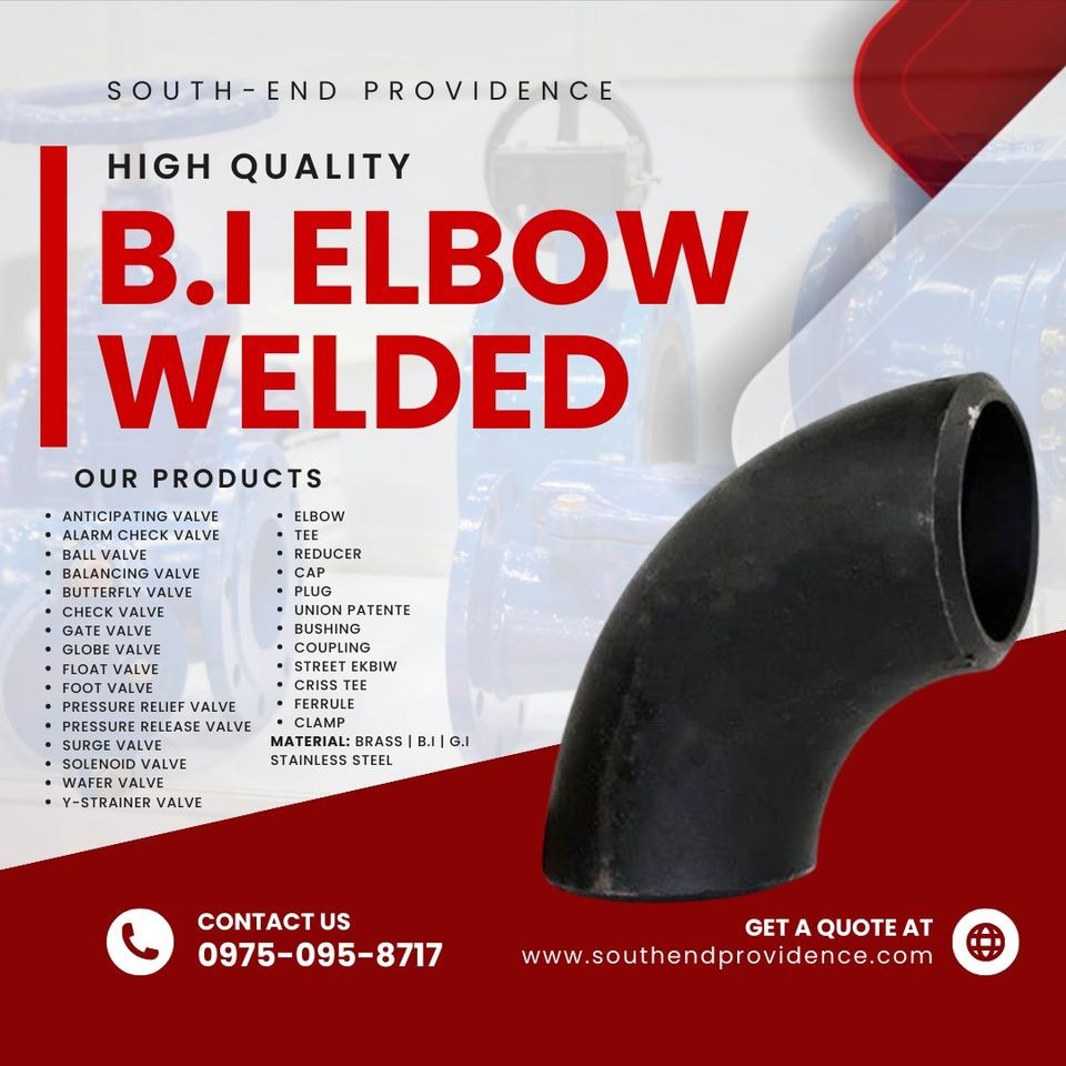 B.I Elbow 3" Welded, Commercial & Industrial, Construction & Building ...