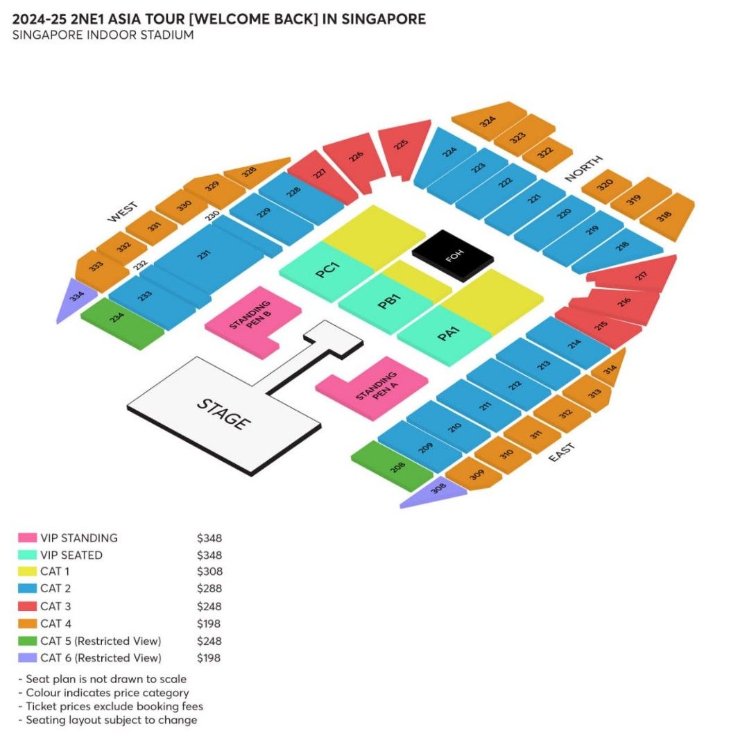 [BYPASS/HTB] 2NE1 WELCOME BACK 2024 ASIA TOUR IN SG TICKETMASTER ...