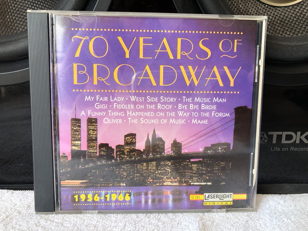 CD 70 Years of Broadway 1956-1966 (1994) CD-1, Hobbies & Toys, Music ...