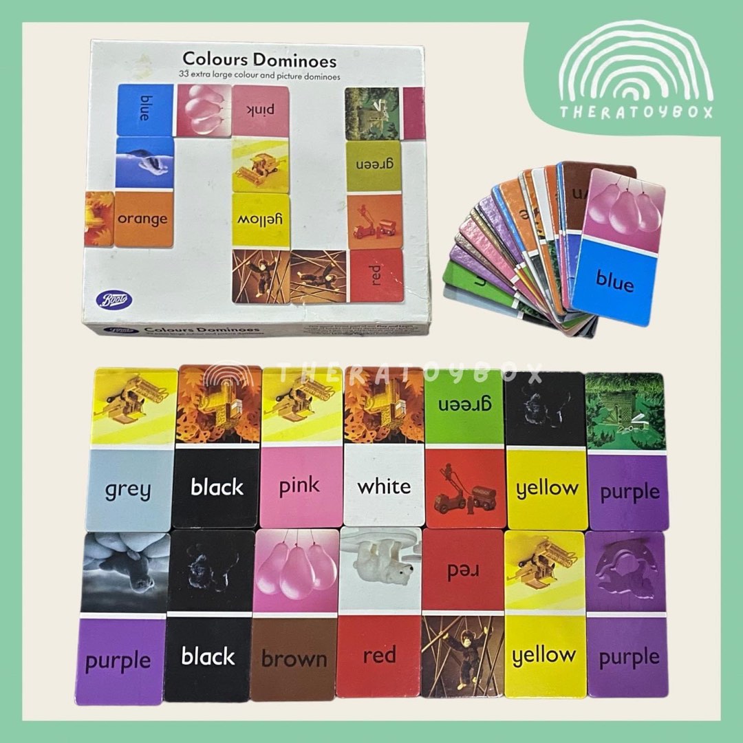 Colours Dominoes, Hobbies & Toys, Toys & Games on Carousell