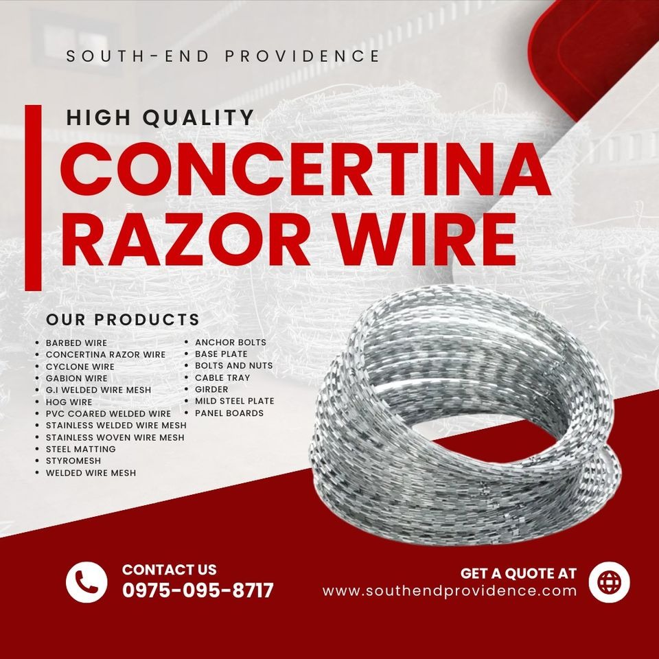 Concertina Razor Wire, Commercial & Industrial, Construction & Building ...