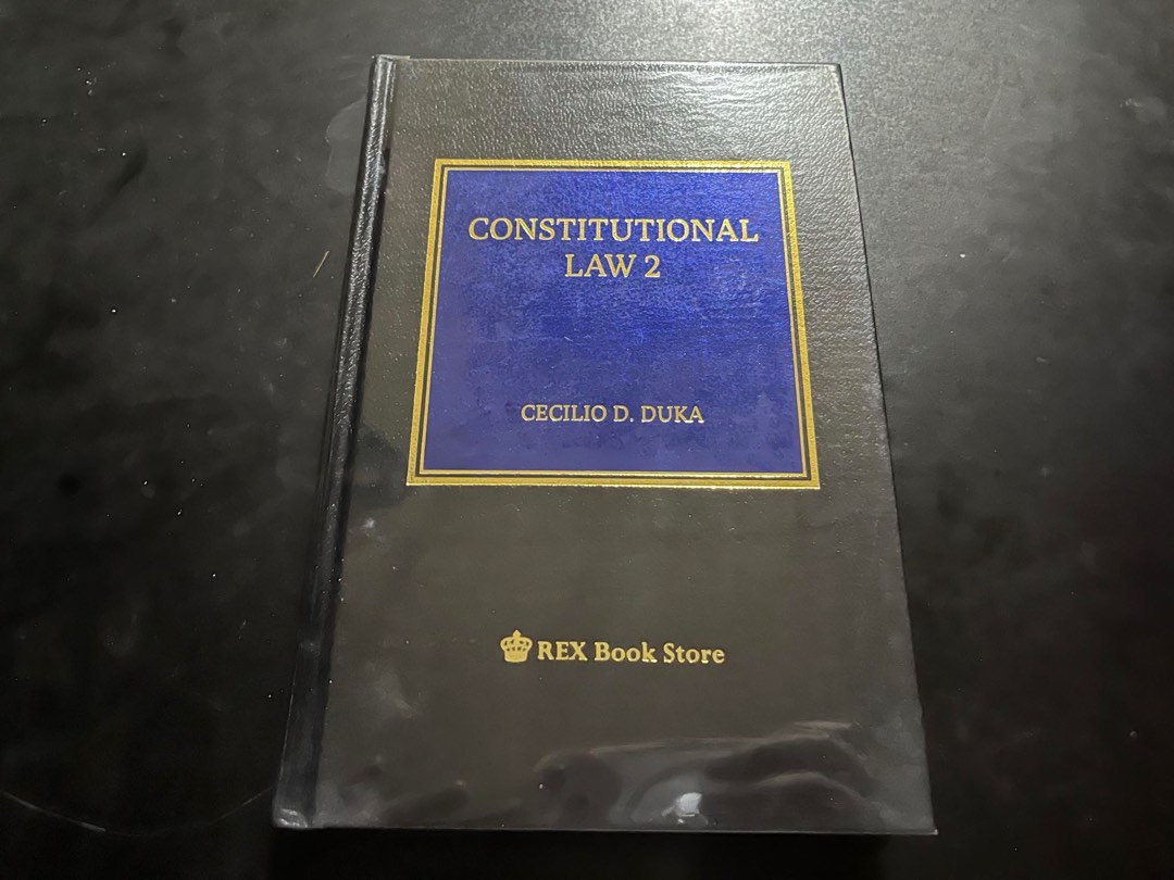 Constitutional Law 2 by Cecilio Duka, Hobbies & Toys, Books & Magazines ...