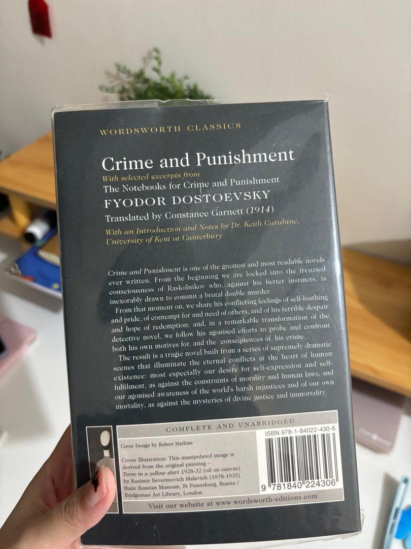 crime and punishment book, Hobbies & Toys, Books & Magazines ...