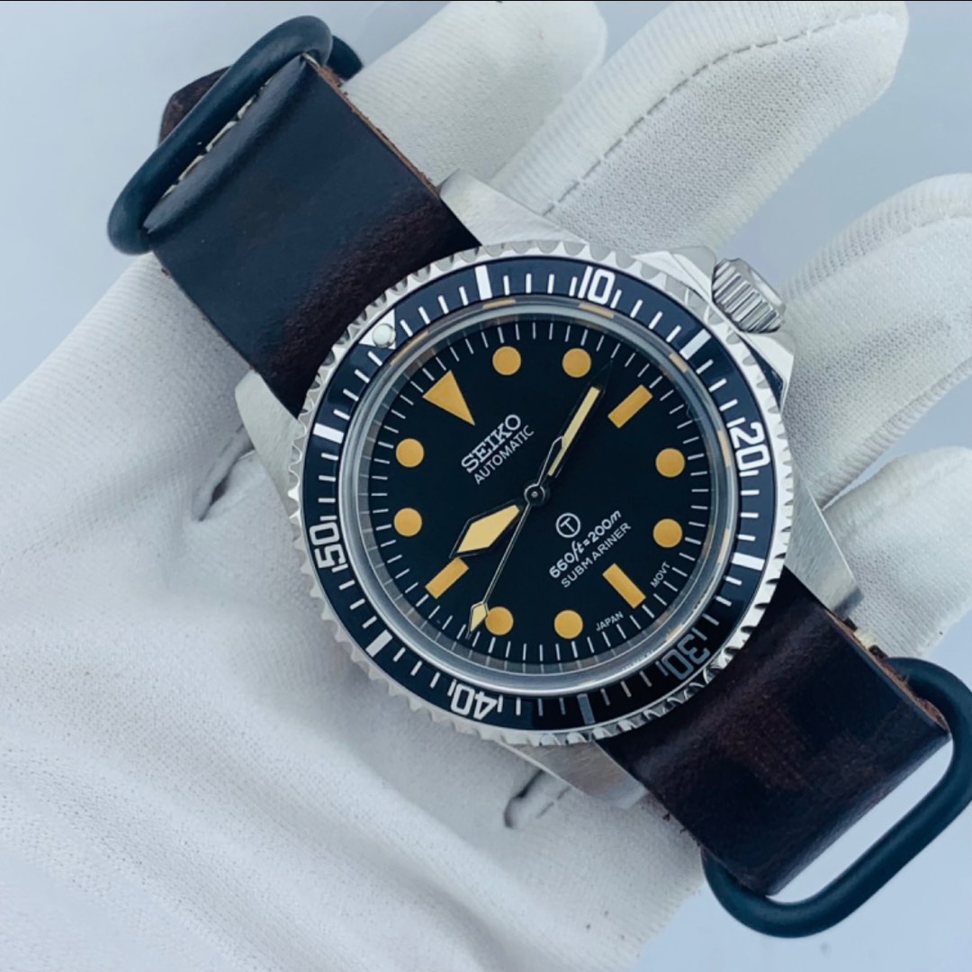 [CUSTOMISABLE] seiko vintage milsub submariner mod dial submariner ...