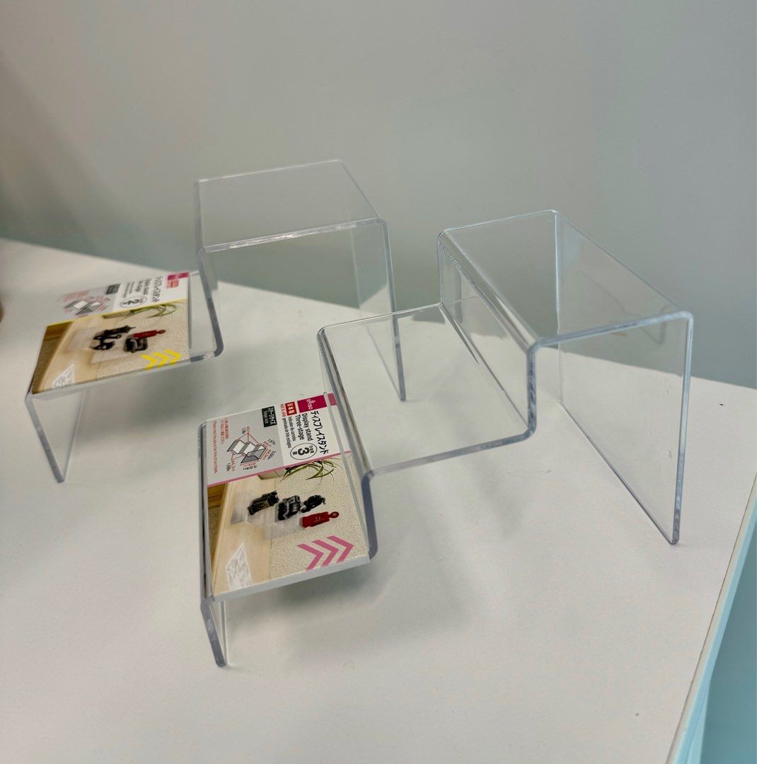 Daiso Display Stand Three-stage Two-stage, Hobbies & Toys, Stationery ...