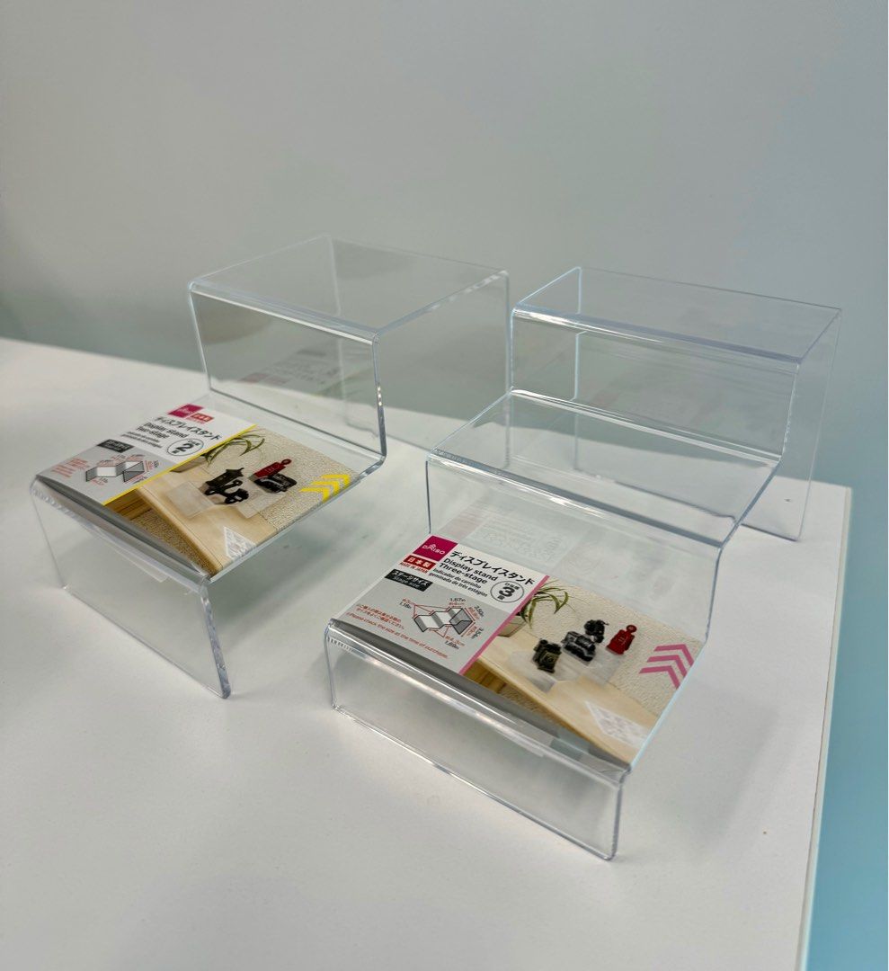 Daiso Display Stand Three-stage Two-stage, Hobbies & Toys, Stationery ...