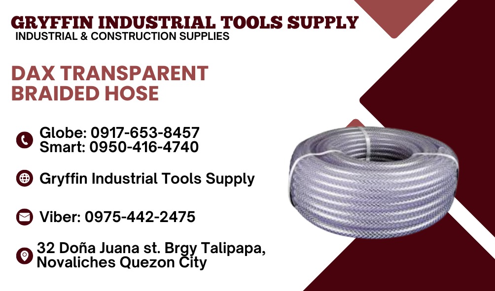 Dax Transparent Braided Hose, Commercial & Industrial, Industrial ...