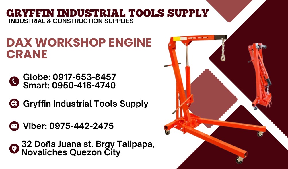 Dax Workshop Engine Crane, Commercial & Industrial, Industrial ...