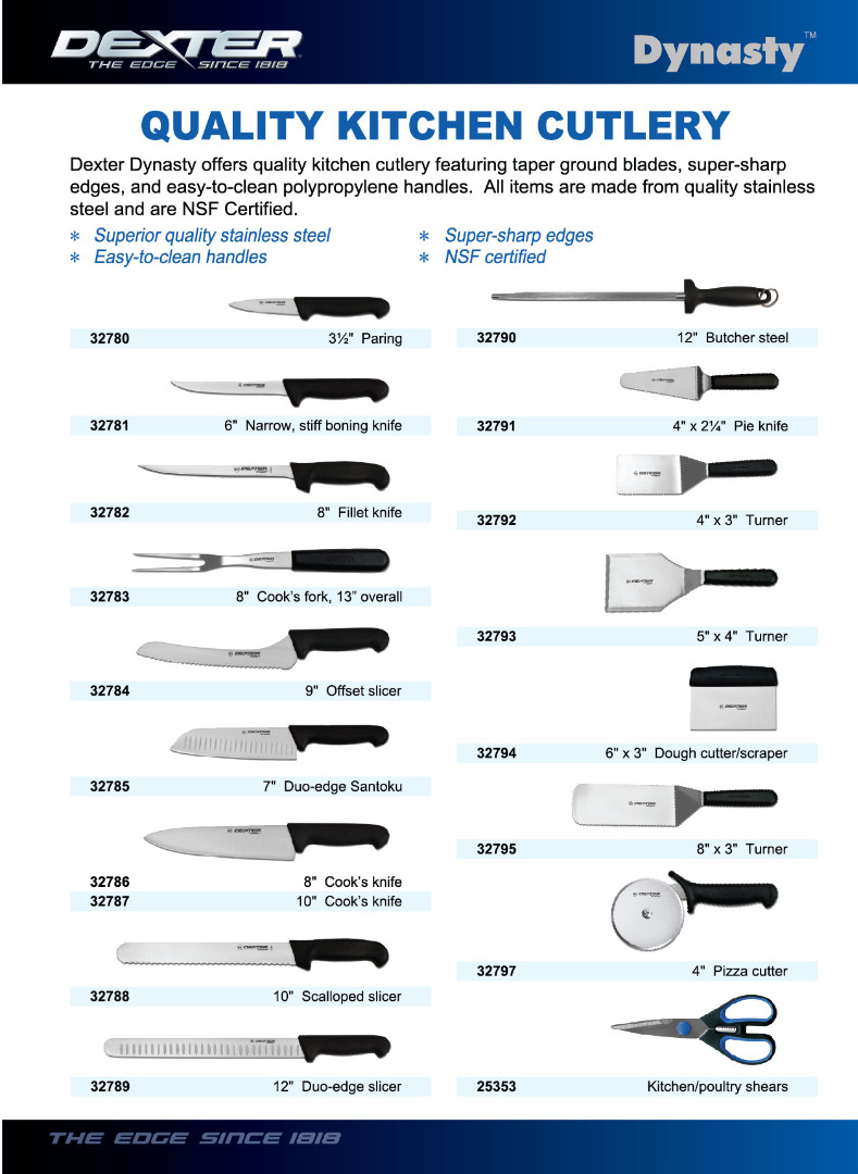 DEXTER QUALITY KITCHEN CUTLERY - Dynasty series, 傢俬＆家居, 廚具和餐具, 刀和砧板 ...