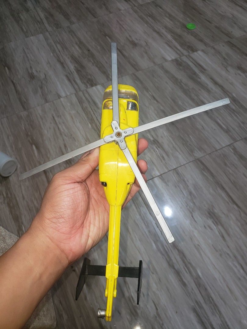 DIECAST DIE CAST JUALAN MAINAN HELIKOPTER HELICOPTERS KUNING YELLOW ...