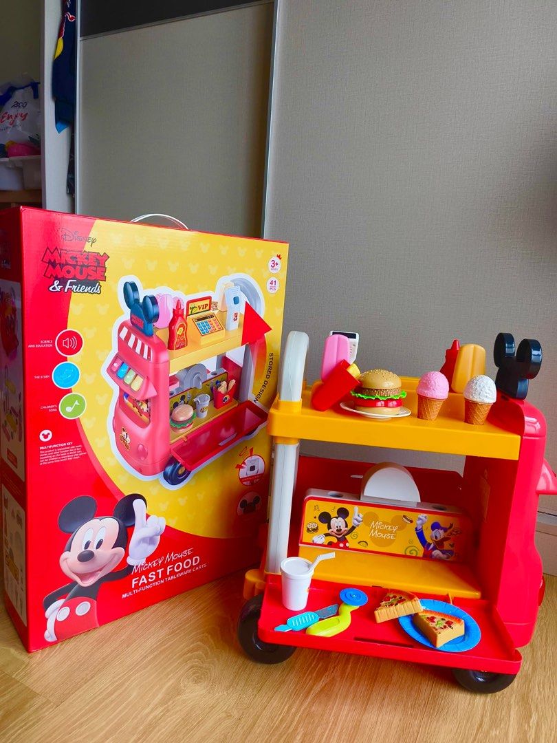 DISNEY Mickey Mouse Bus Cart FREE LITTLE TIKES Shopping Games, Hobbies ...
