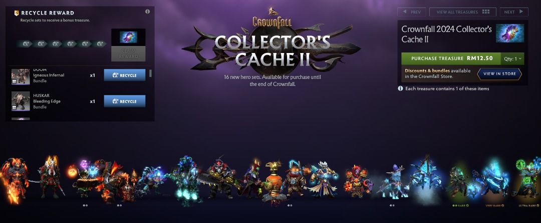 Doom Collector Cache - Igneous Infernal Dota 2 Crownfall II 2024 [Need ...