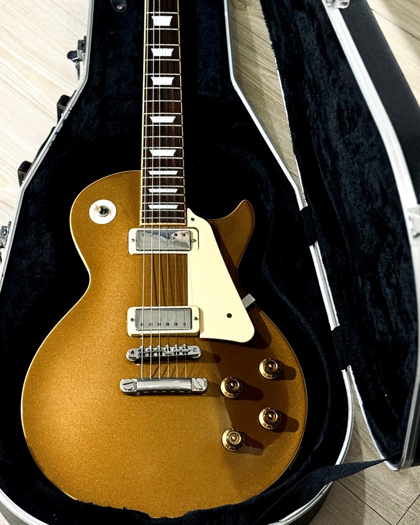 Edwards Japan E-LP-125SD Les Paul Goldtop ESP (w/ Gator Hardcase), Hobbies & Toys, Music & Media ...