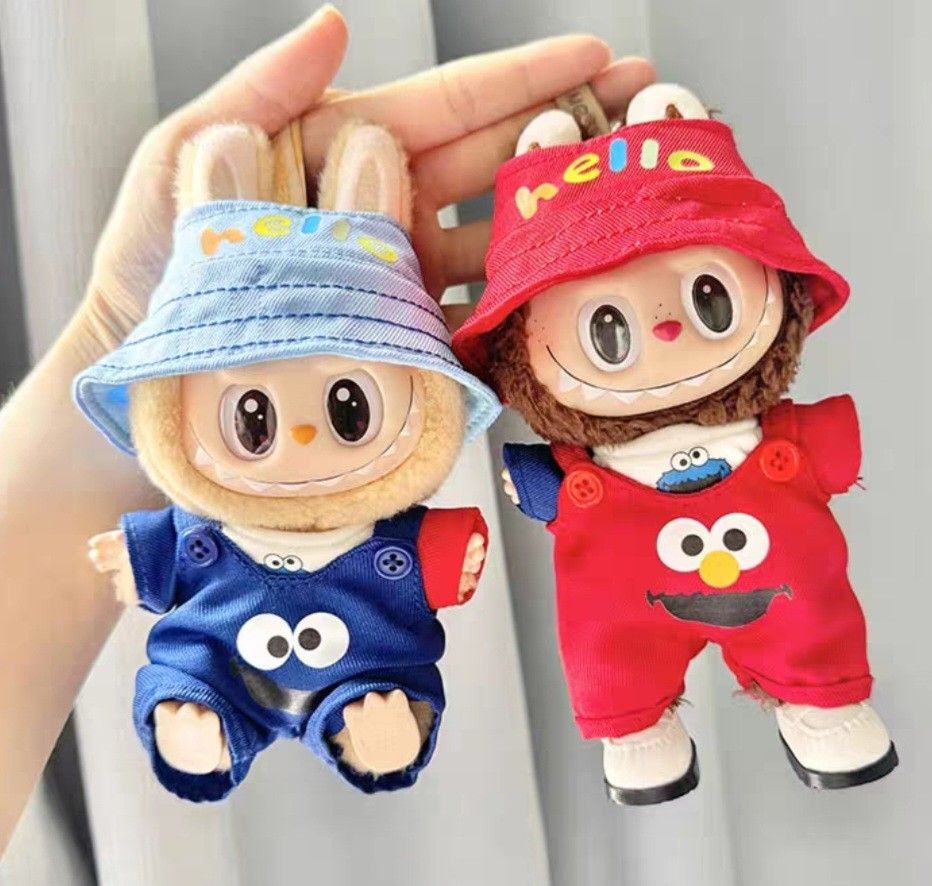 Elmo Clothes Set for Labubu, Hobbies & Toys, Toys & Games on Carousell