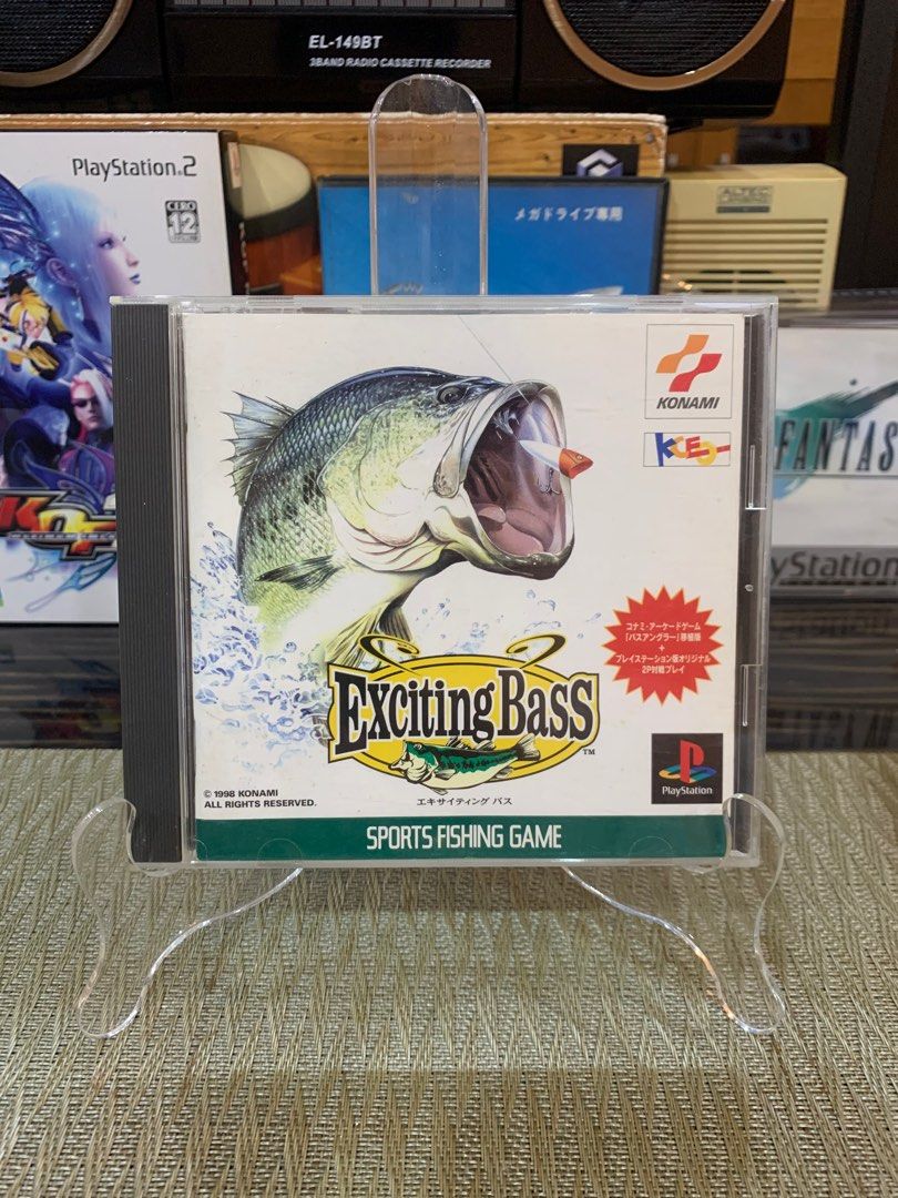 Exciting Bass - Sony PlayStation PS1 NTSC-J JAPAN Konami Game, Video ...