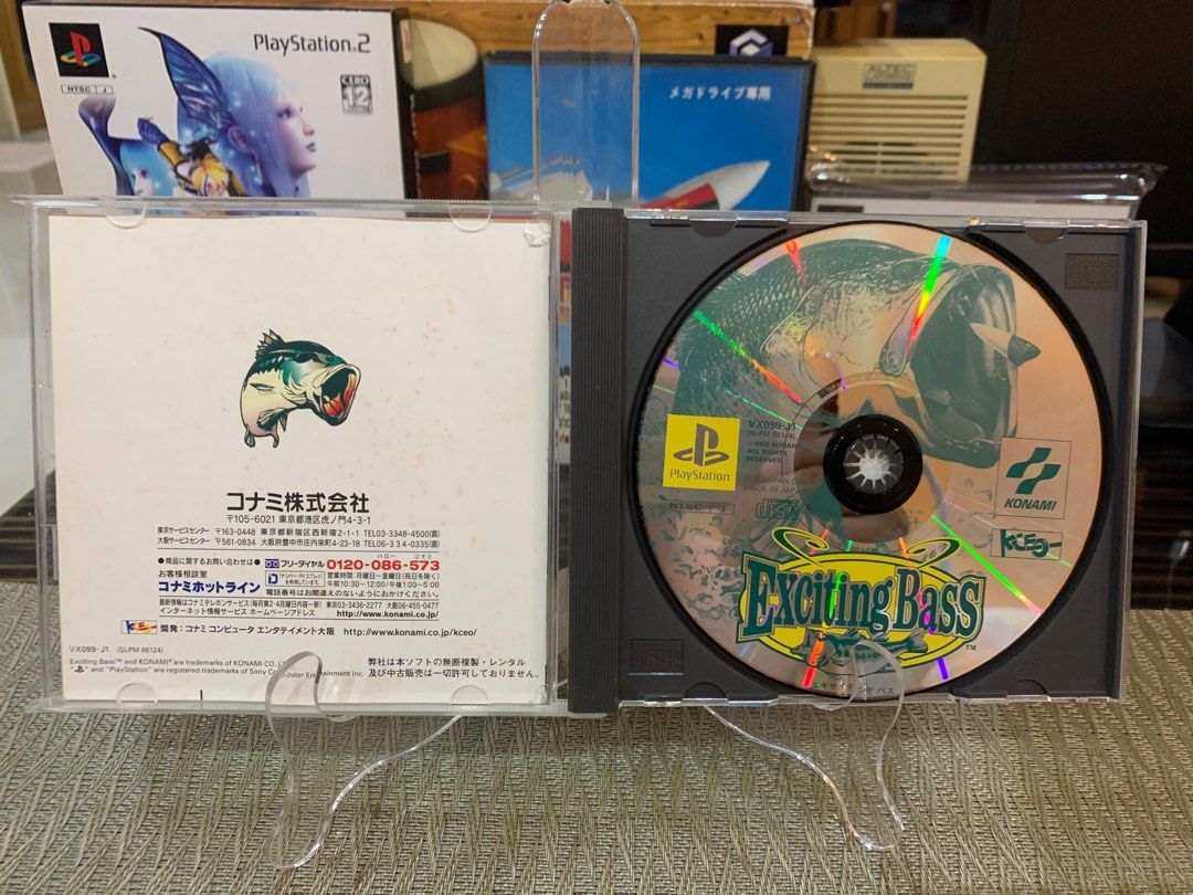 Exciting Bass - Sony PlayStation PS1 NTSC-J JAPAN Konami Game, Video ...