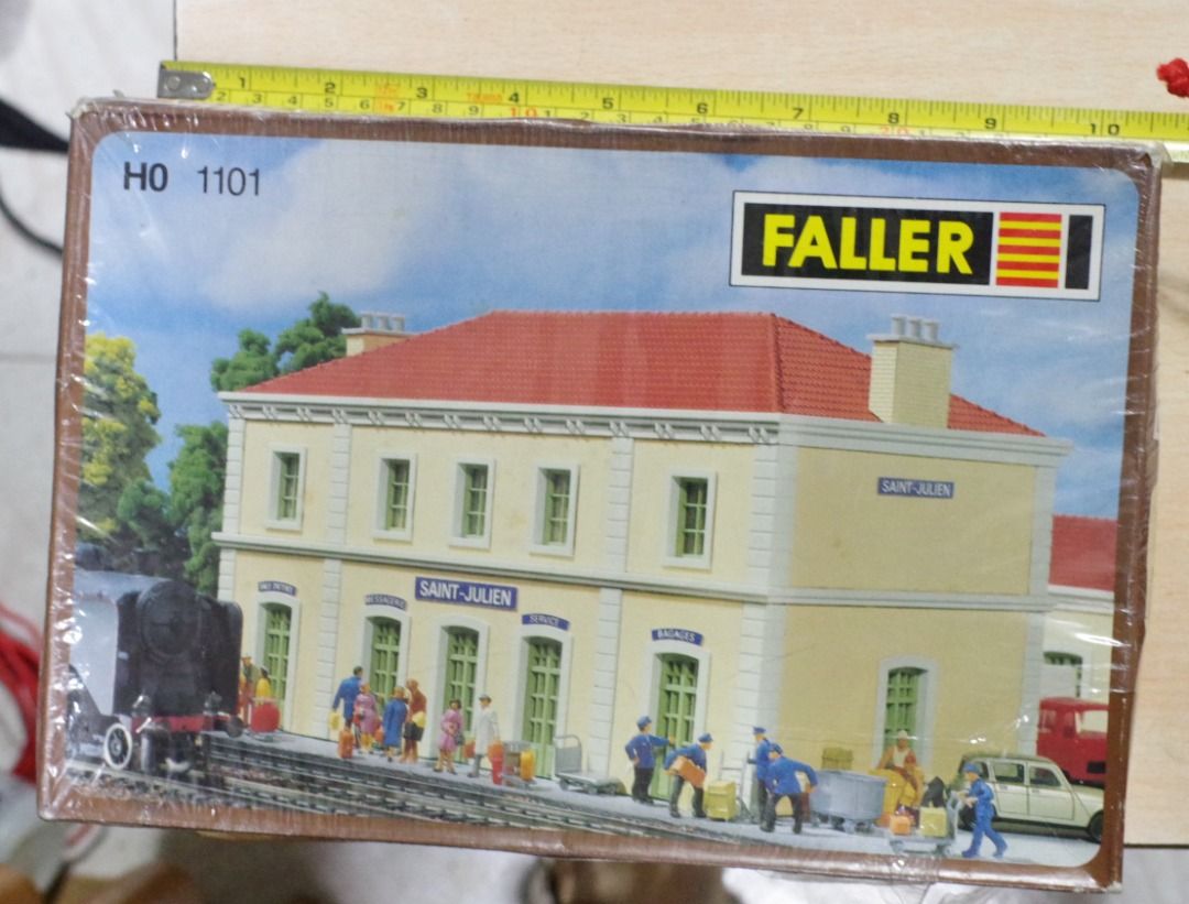 絕版-factory seal-Faller-HO 1101-HO-1/87-Train Station Saint Julien.-made ...