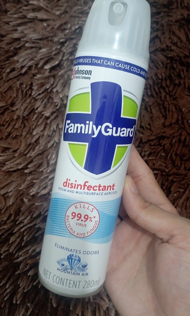 Family Guard Mountain Air Disinfectant Room & Multi surface Aerosol ...