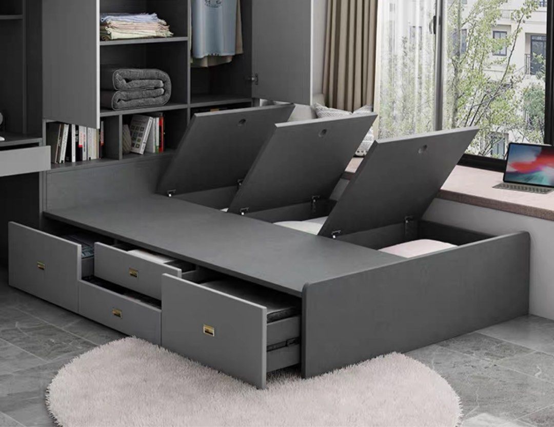 FRAZEL Modern Multipurpose Bedframe, Furniture & Home Living, Furniture ...