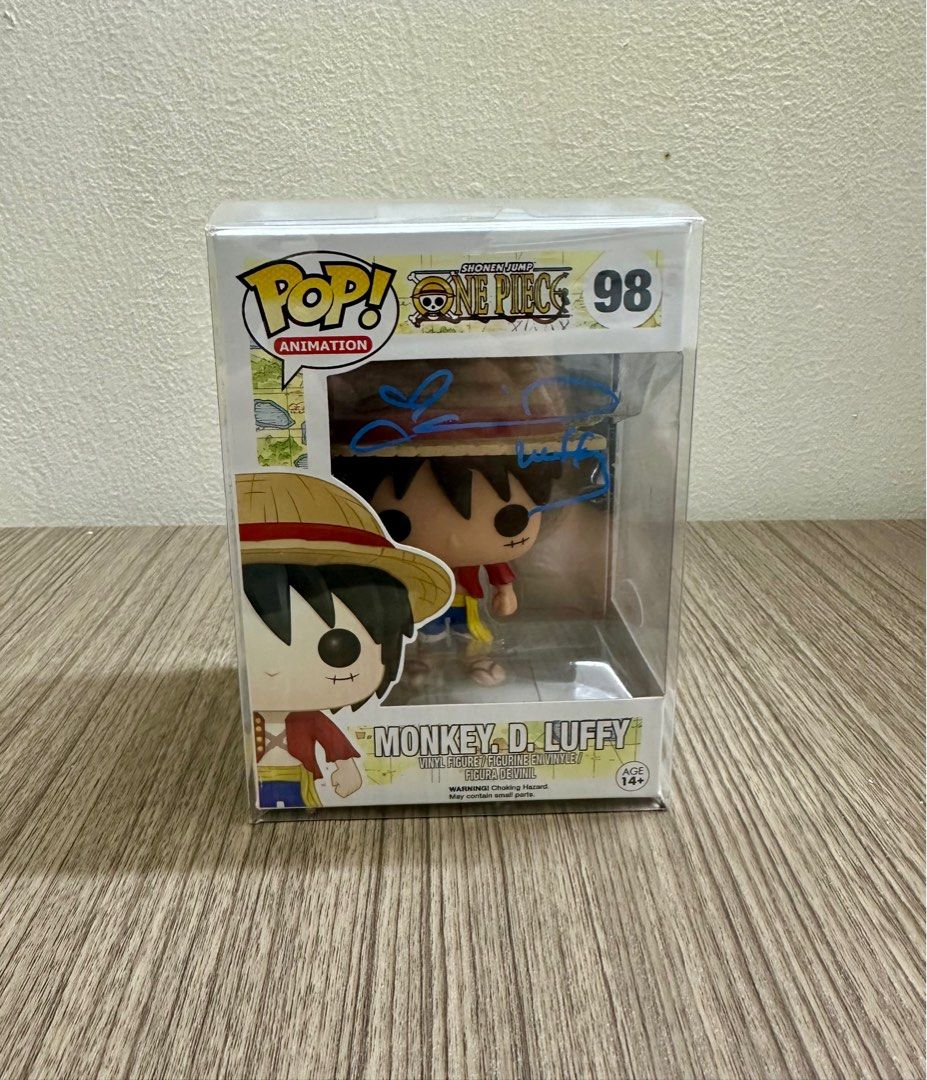 Funko Pop - Autographed Luffy signed by Colleen Clinkenbeard with JSA ...