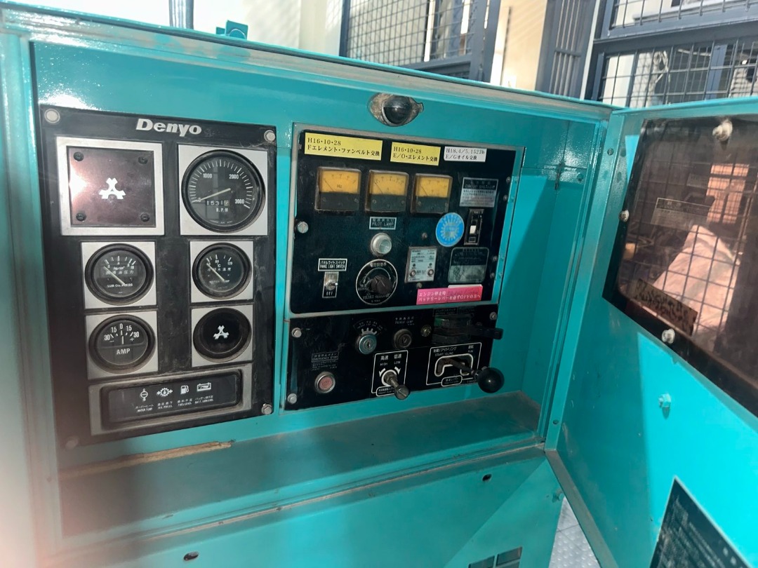GEN SET 25KVA DENYO BRAND, Commercial & Industrial, Construction ...