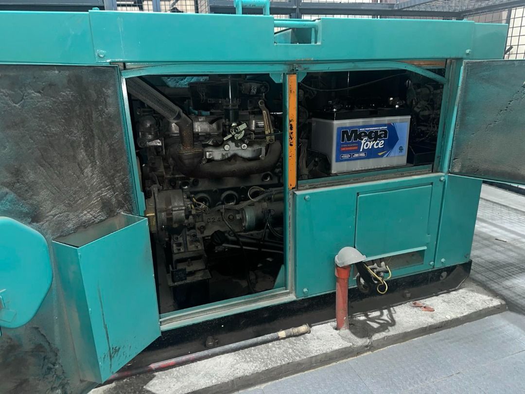 GEN SET 25KVA DENYO BRAND, Commercial & Industrial, Construction ...