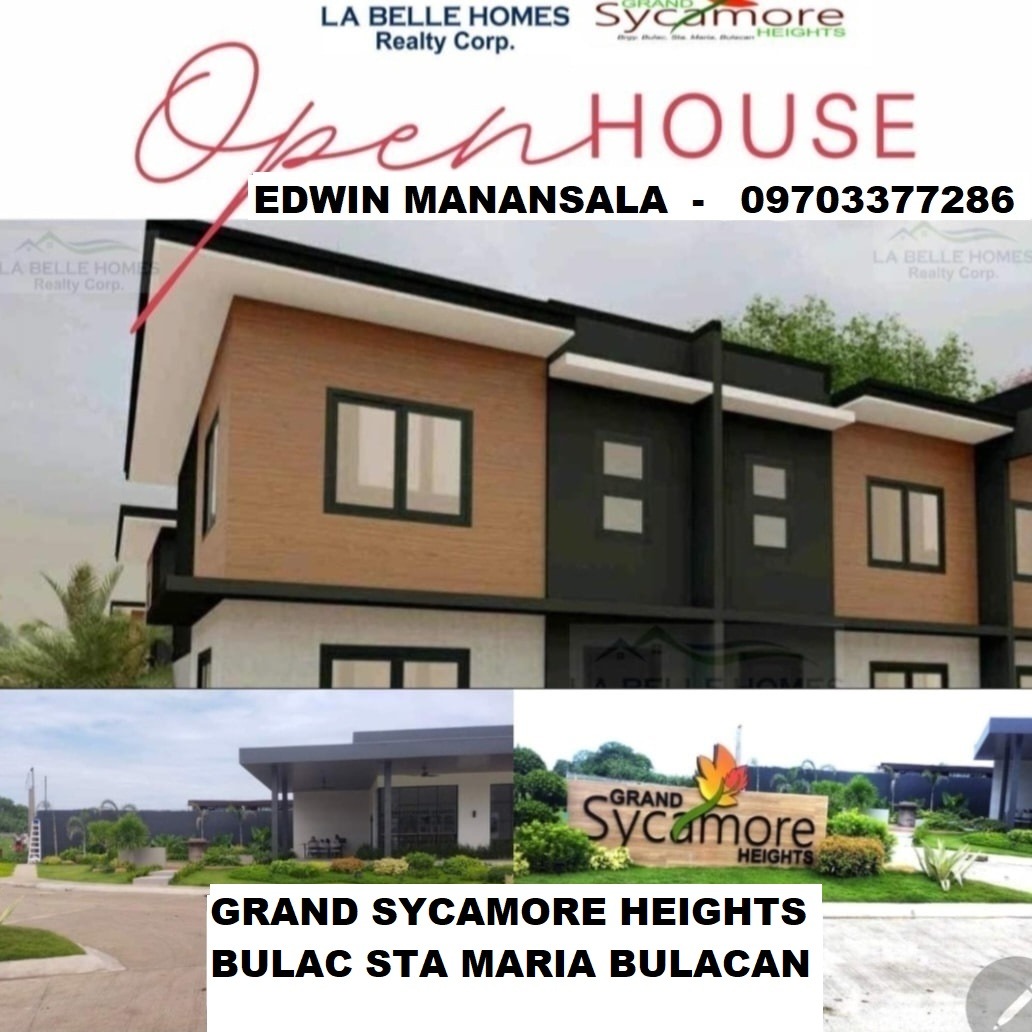 GRAND SYCAMORE HEIGHTS BULAC STA MARIA BULACAN - PRESELLING, Health ...