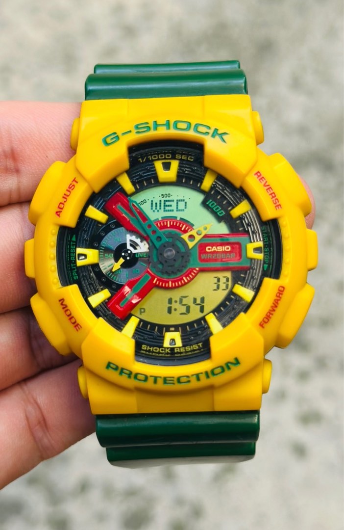 G-shock GA-110RF Rastafari, Men's Fashion, Watches & Accessories ...