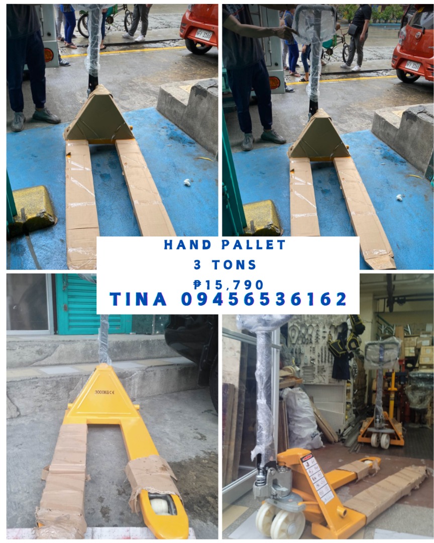 Hand Pallet 3 Tons, Commercial & Industrial, Construction Tools ...