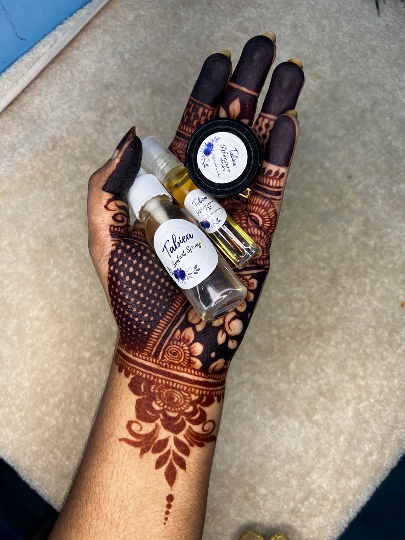 Henna after care kit, Beauty & Personal Care, Hands & Nails Accessories ...