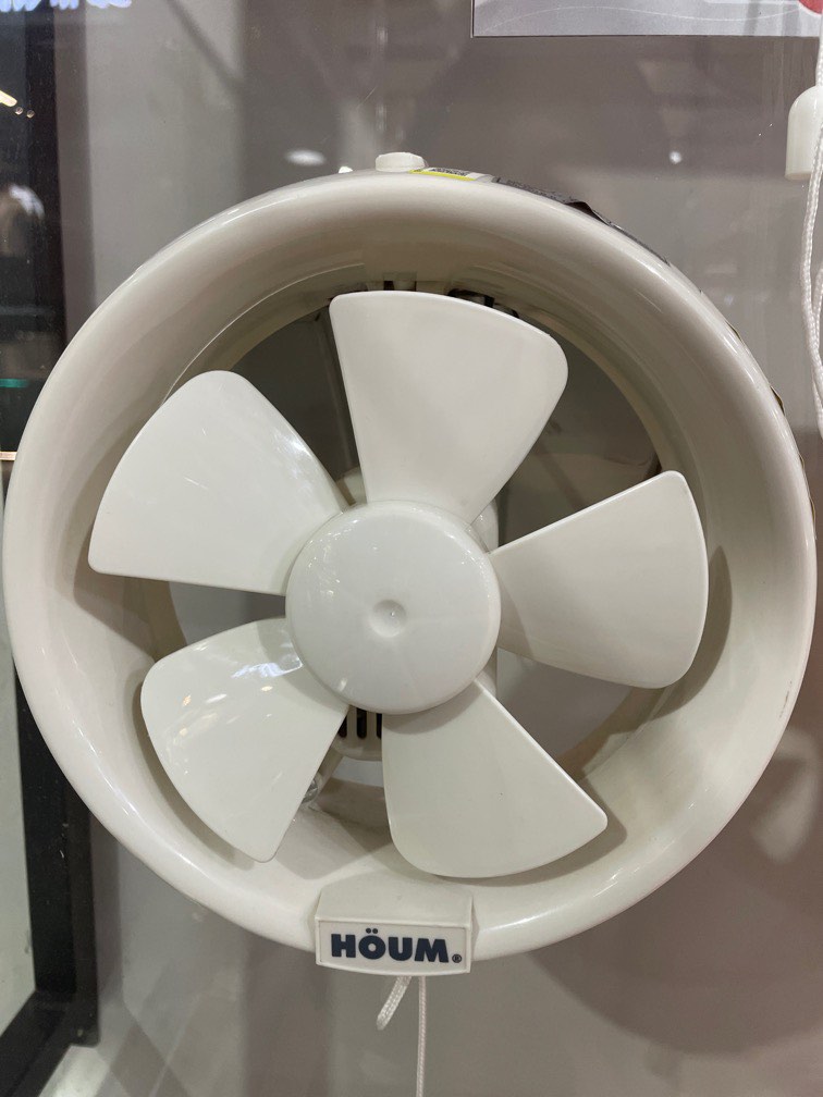 HOUM Ventilation Fan Glass Mounted GE 150, Furniture & Home Living ...