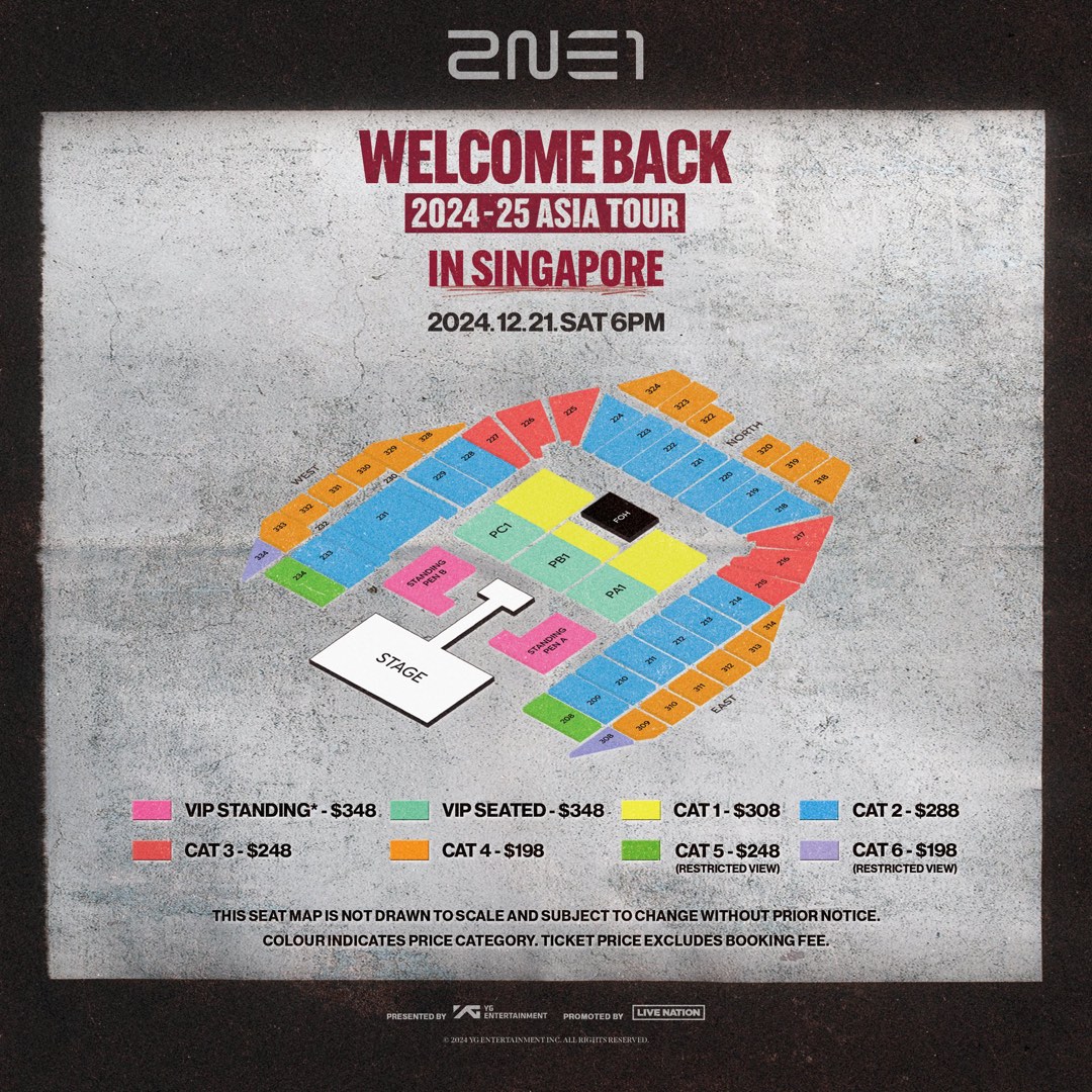 [HTB] 2NE1 WELCOME BACK CONCERT IN SG, Tickets & Vouchers, Event ...