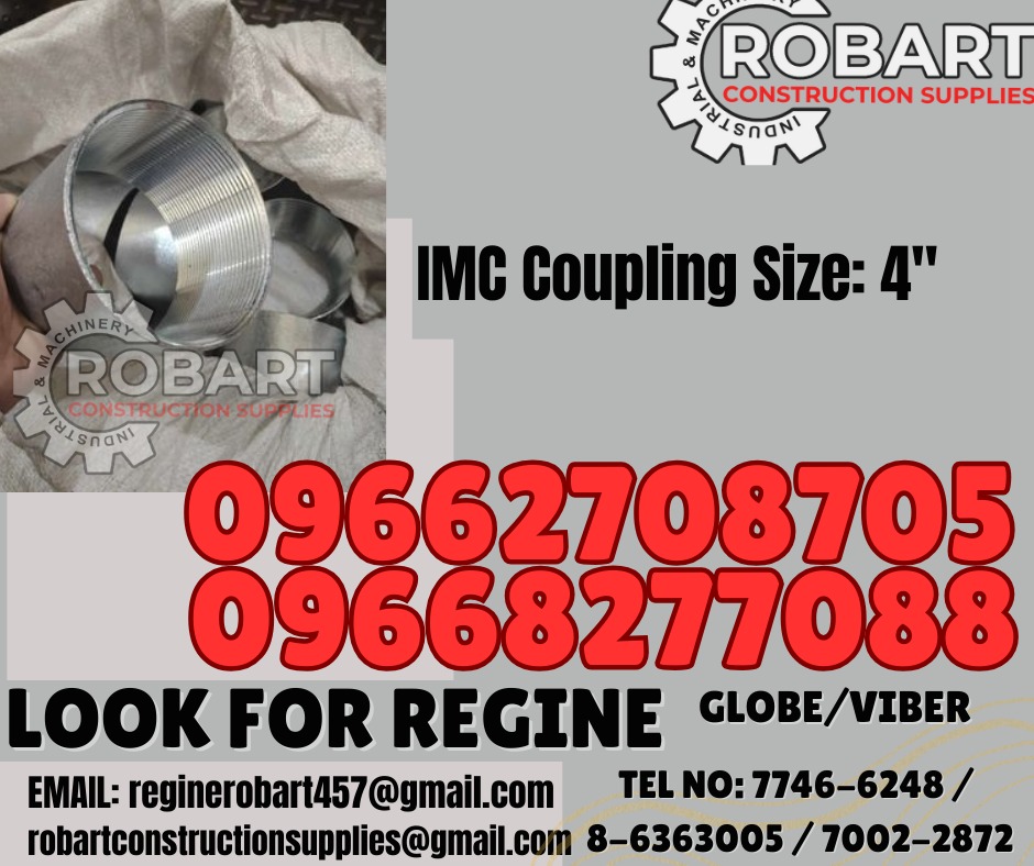 IMC Coupling Size: 4", Commercial & Industrial, Construction Tools & Equipment on Carousell