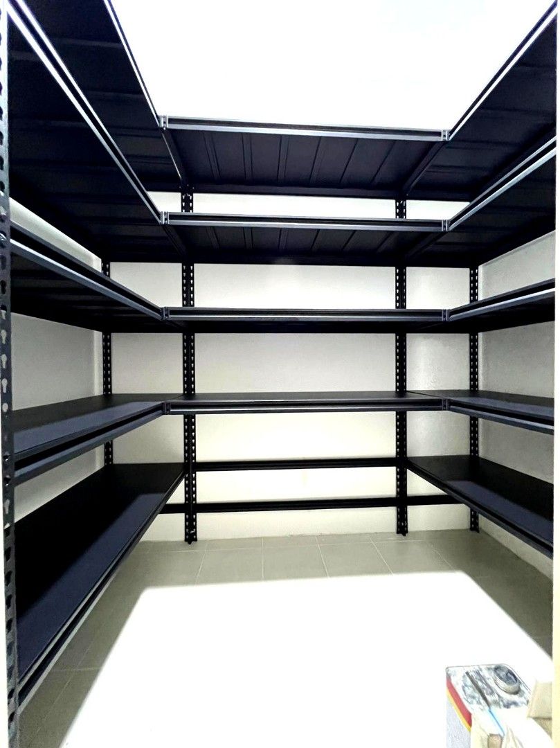 INSTOCKS BOLTLESS 5 TIERS METAL STEEL Storeroom STORE ROOM BOMBSHELTER ...