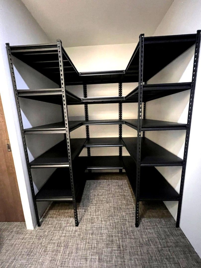 INSTOCKS BOLTLESS 5 TIERS METAL STEEL Storeroom STORE ROOM BOMBSHELTER ...