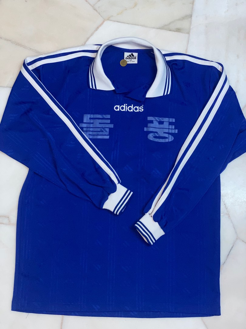 Jersey Vintage Adidas Center Made In Korea, Men's Fashion, Activewear ...