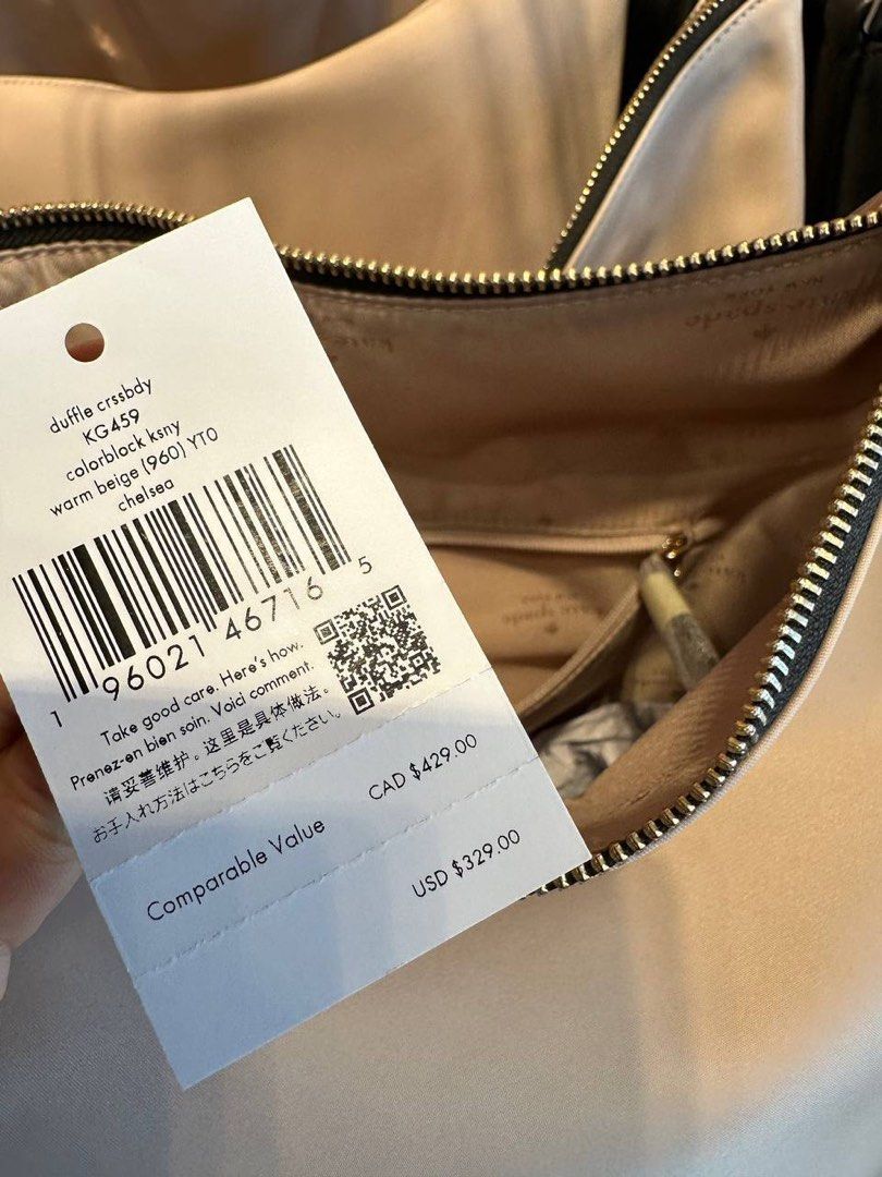 Kate Spade Chelsea Duffle Crossbody in Warmbiege, Luxury, Bags ...