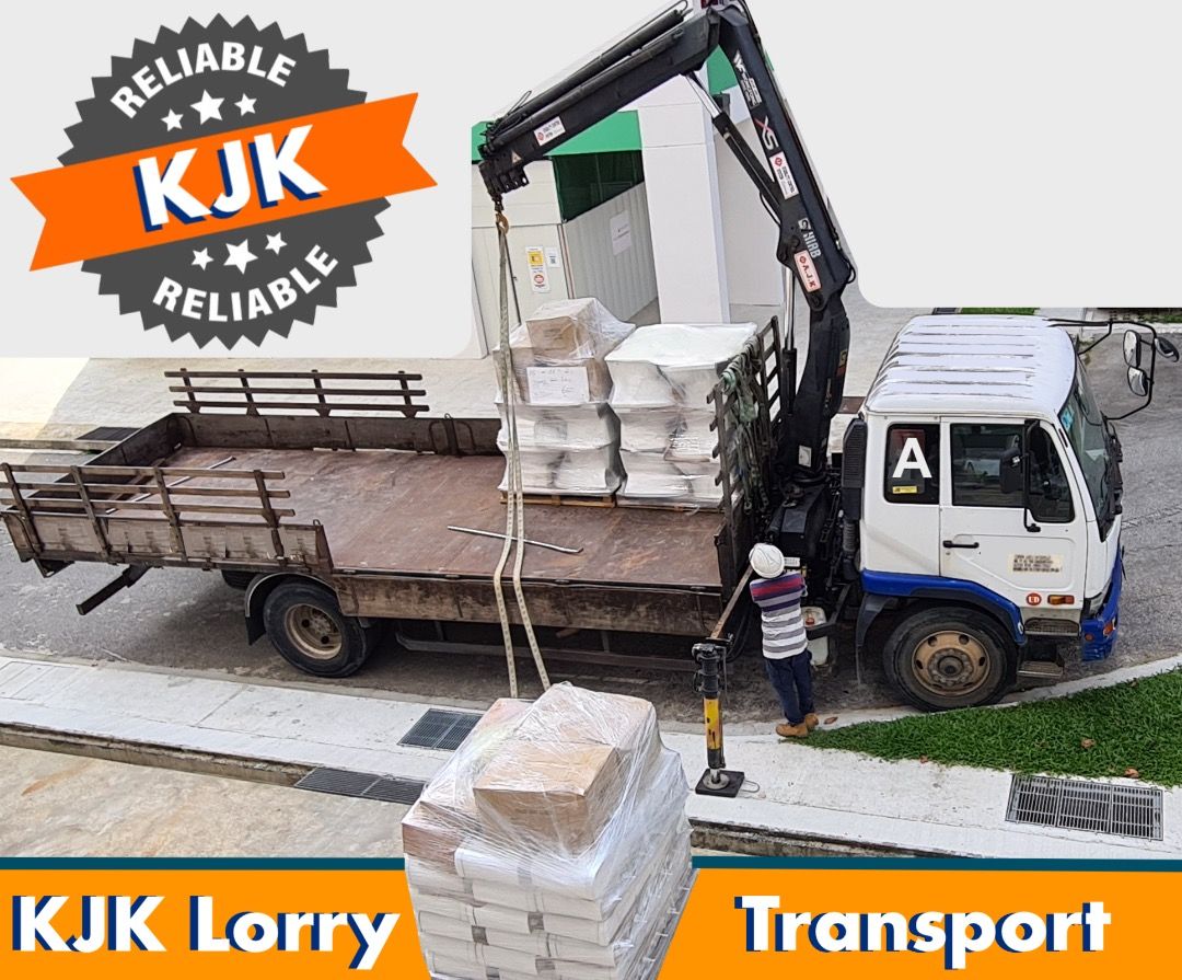 KJK Lorry Crane Trailer Sewa Lori Kren Treler Lowbed Lowloader Skylift ...