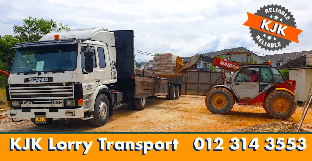 KJK Lorry Crane Trailer Sewa Lori Kren Treler Lowbed Lowloader Skylift ...