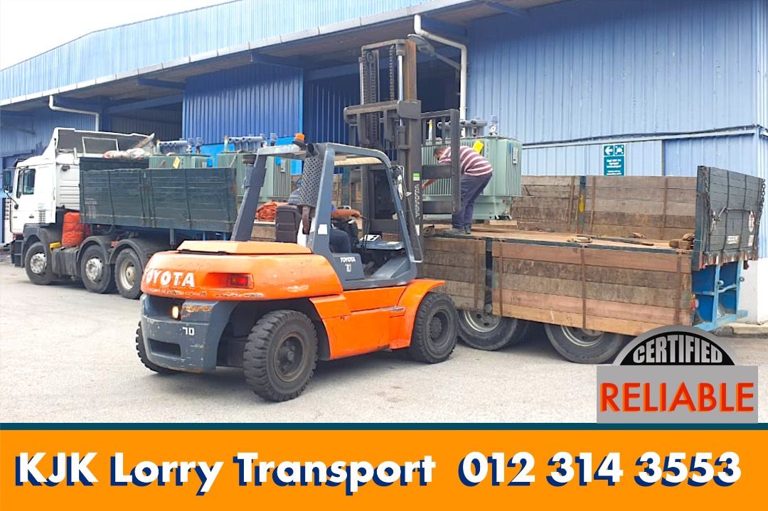 KJK Lorry Crane Trailer Sewa Lori Kren Treler Lowbed Lowloader Skylift ...