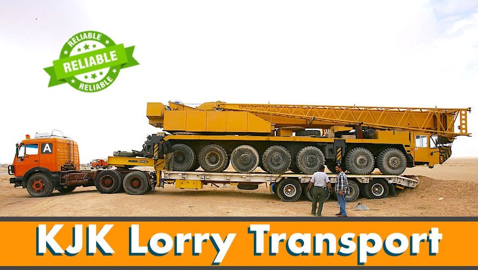 KJK Lorry Crane Trailer Sewa Lori Kren Treler Lowbed Lowloader Skylift ...