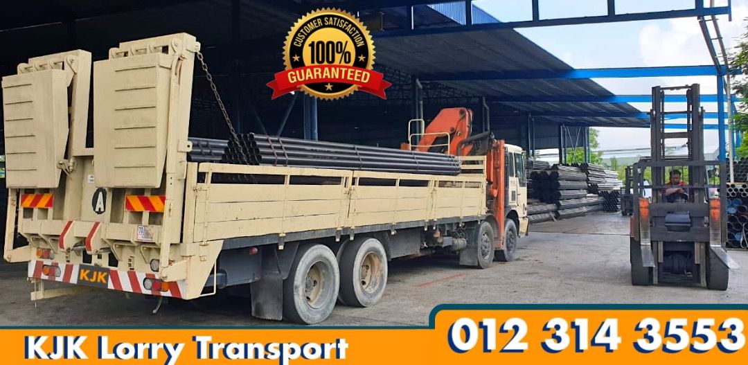 KJK Lorry Crane Trailer Sewa Lori Kren Treler Lowbed Lowloader Skylift ...
