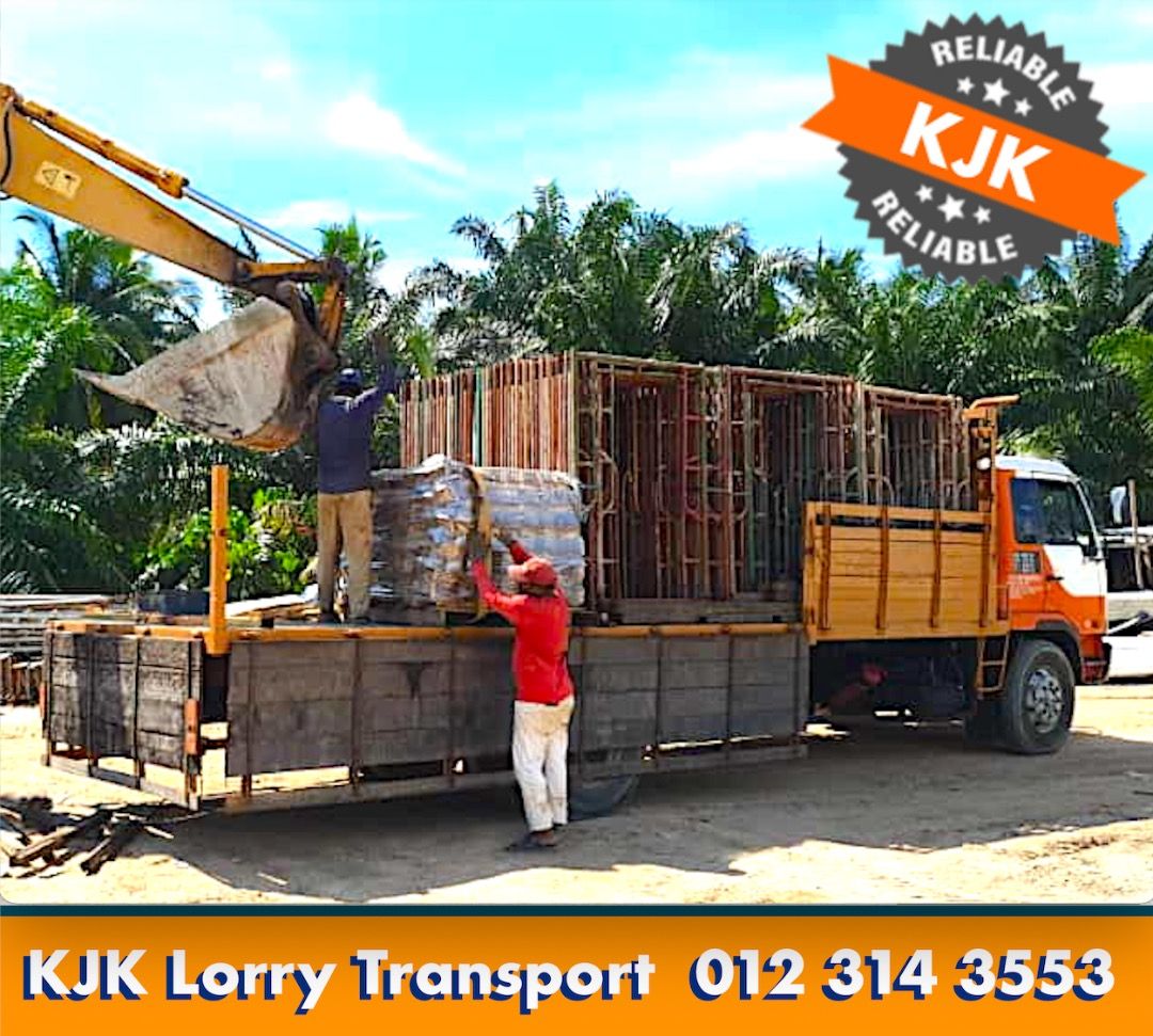 KJK Lorry Crane Trailer Sewa Lori Kren Treler Lowbed Lowloader Skylift ...