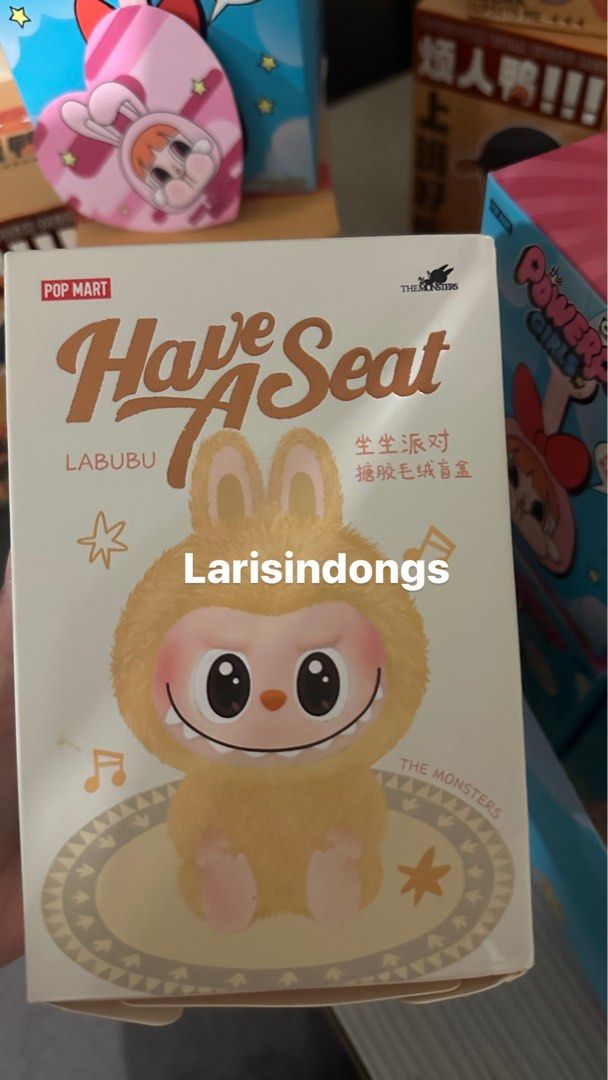 LABUBU HAVE A SEAT, Toys & Collectibles, Mainan di Carousell