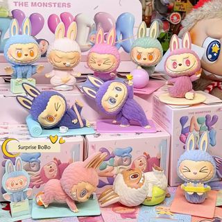 Labubu Lazy Yoga whole set, Hobbies & Toys, Toys & Games on Carousell